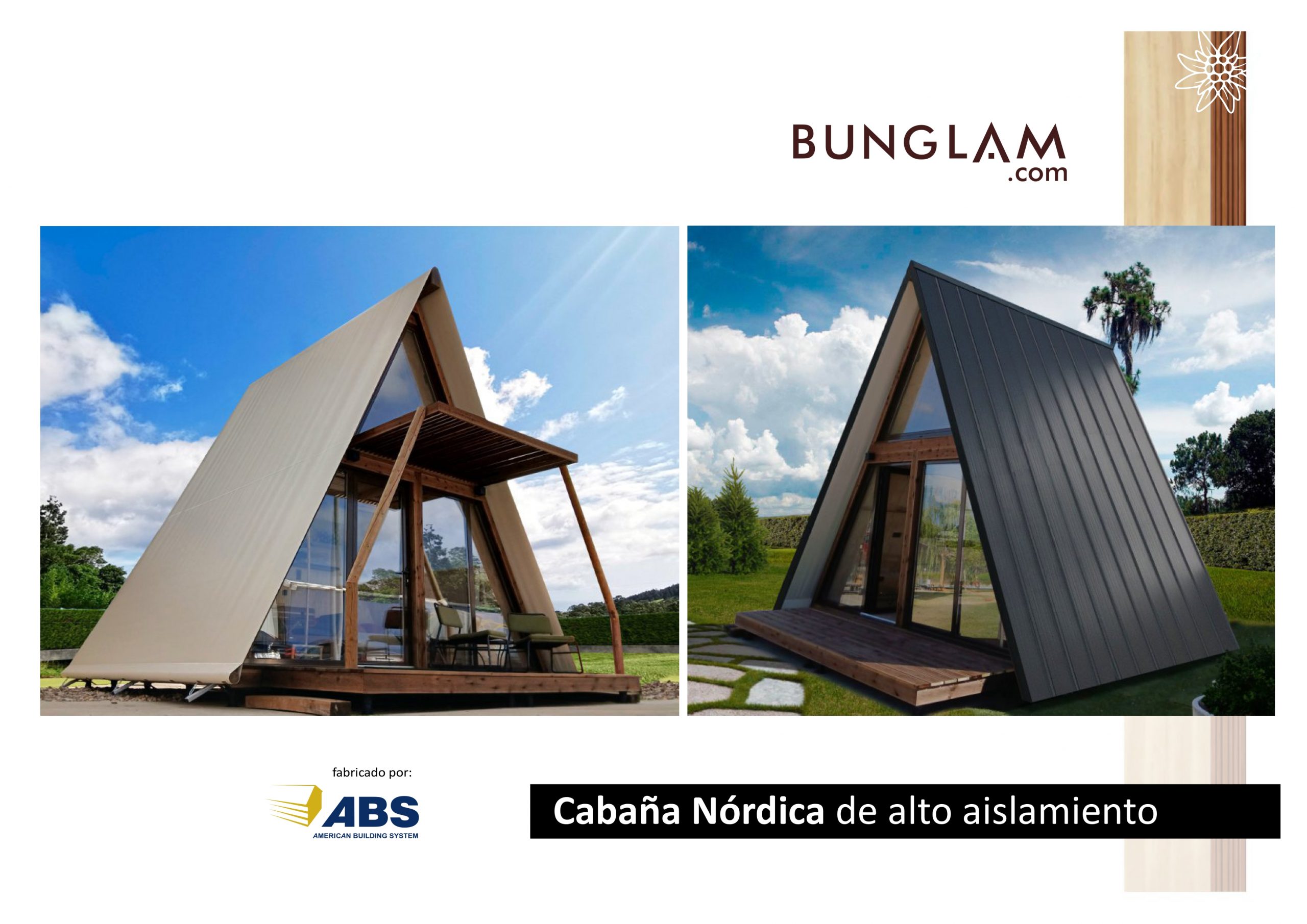 Cabañas de madera, modernas, modulares y prefabricadas