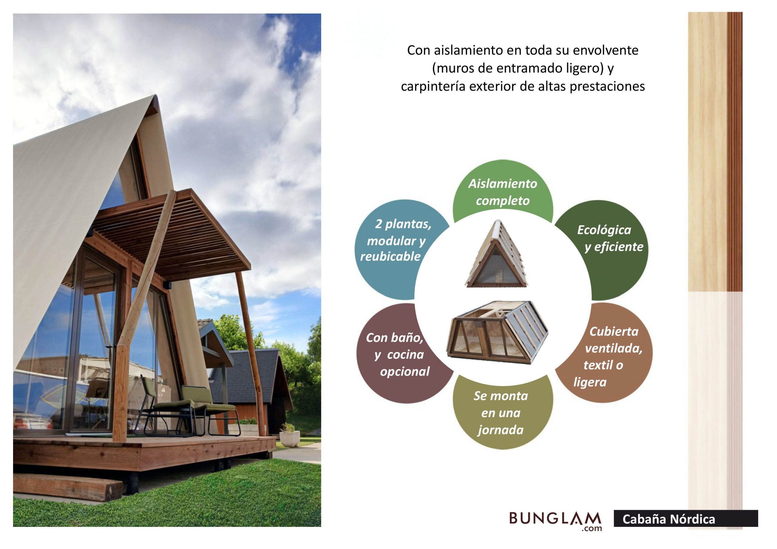 Cabañas de madera, modernas, modulares y prefabricadas
